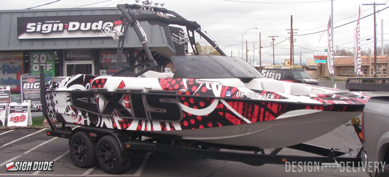 Axis Boat Wrap – The Sign Dude