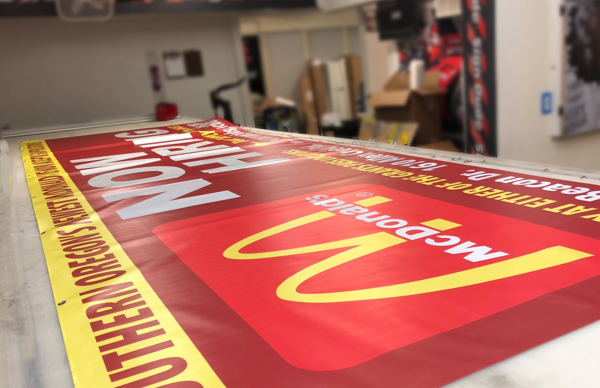 McDonald’s Banner – The Sign Dude