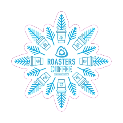 Roasters Holiday Decal – The Sign Dude