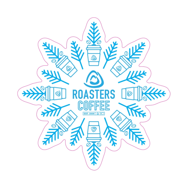 Roasters Holiday Decal – The Sign Dude
