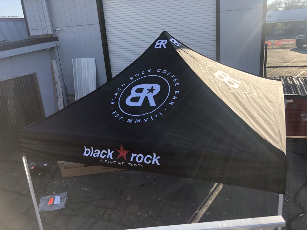 Black Rock Coffee Canopy – The Sign Dude