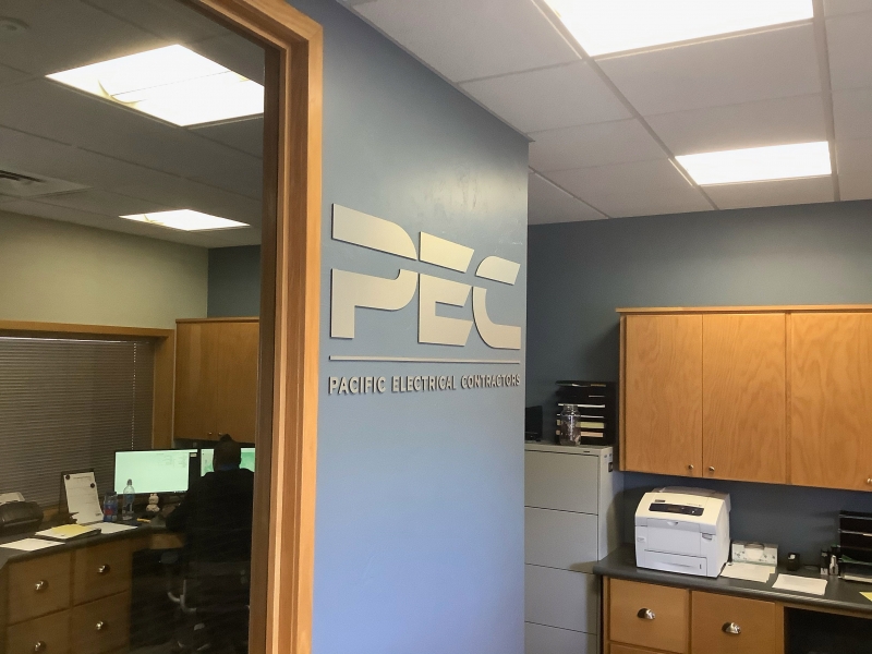 PEC Interior Signage – The Sign Dude