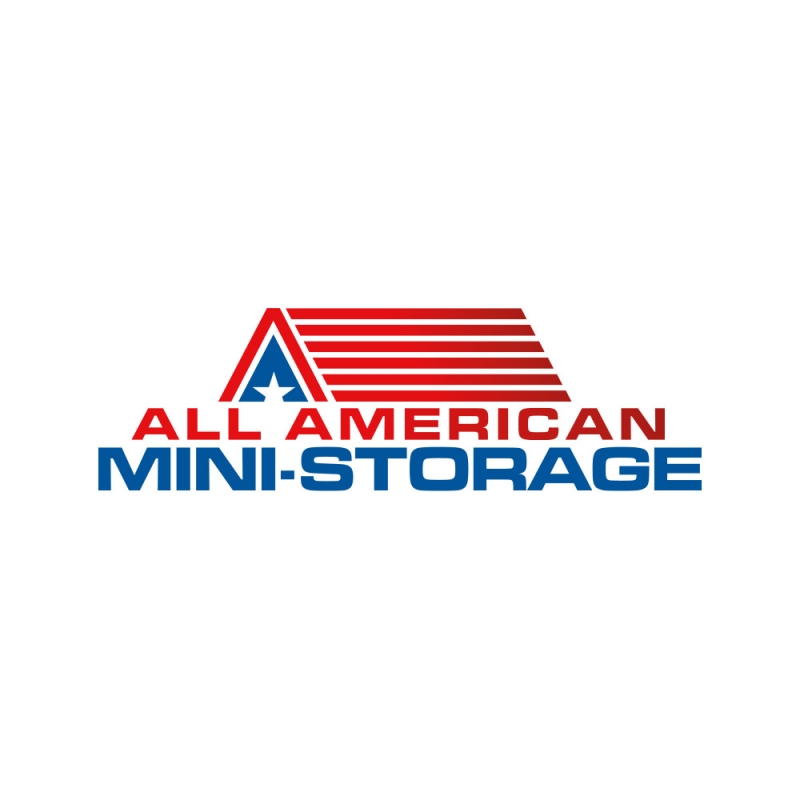 All American Mini Storage Logo – The Sign Dude