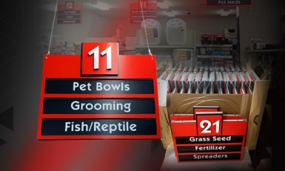 Aisle Marker Signs – The Sign Dude