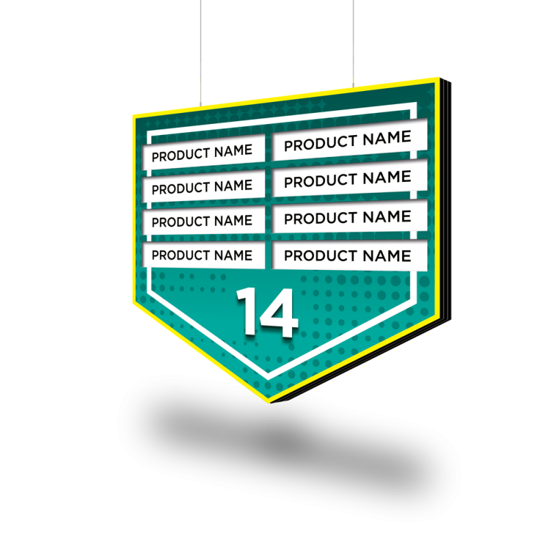 Aisle Marker Signs – The Sign Dude