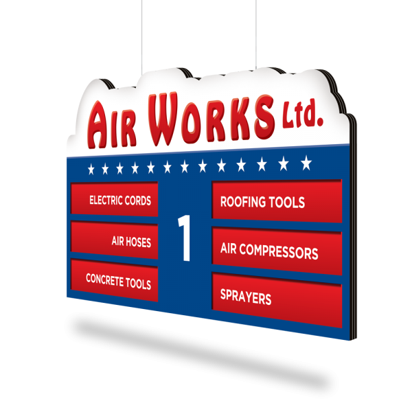 Aisle Marker Signs – The Sign Dude