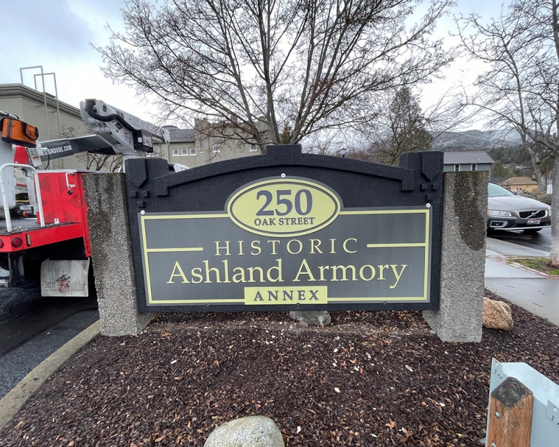 Ashland Armory Monument Sign – The Sign Dude