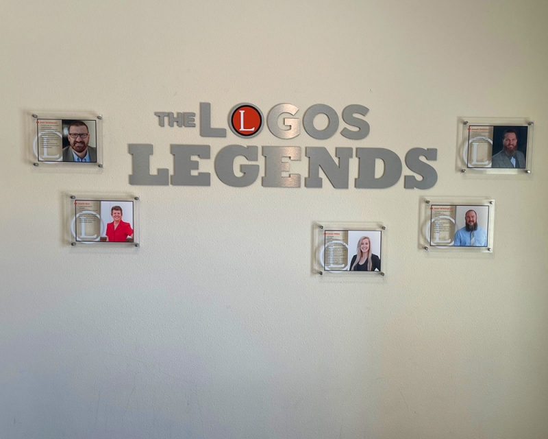 Logos Legends – Wall Display – The Sign Dude