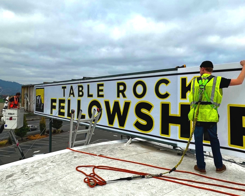 Table Rock Fellowship Sign – The Sign Dude