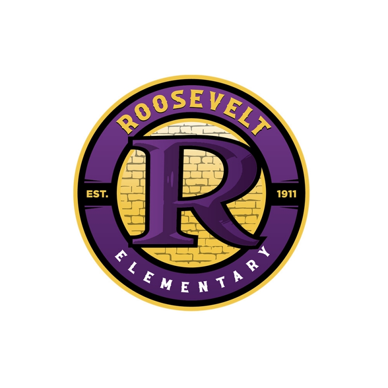 Roosevelt Elementary School Logo – The Sign Dude