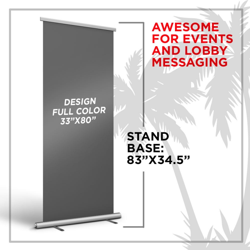 Banner Stand Hardware Options – The Sign Dude